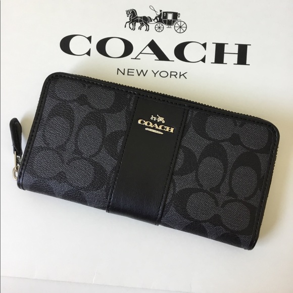 Coach | Bags | Coach Accordion Wallet In Signature Nwt | Poshmark